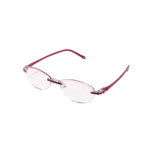 オシャレなレンズカラーとツーポイントタイプフレームの老眼鏡。●+2.00度数対応仕様・注意事項：●フロントH33mmW140mm●テンプルD135mm●ブリッジW17mm