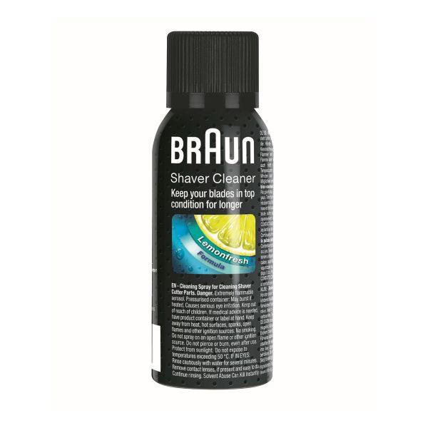 【特徴】■シェーバーの刃の手入れに便利なスプレータイプ。■さわやかなシトラス系の香り。■刃についた皮脂やヒゲくずなどの汚れを取り除き、刃面に潤滑性を与えなめらかな剃り心地を保ちます。【仕様】〇商品サイズ：幅45×奥行45×高さ130mm〇重...