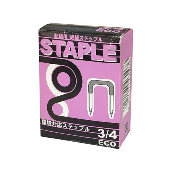 【 特 長 】● インターホン、平行線、P・VAケーブル用【 仕 様 】■ コーティング部：塩化ビニール（鉛フリー）■ 釘部：鉄／三価クロメートメッキ■ 適合電線径：1.6mm×2本■ サイズ：W…8.0mm、L1…18.0mm、L2…1....