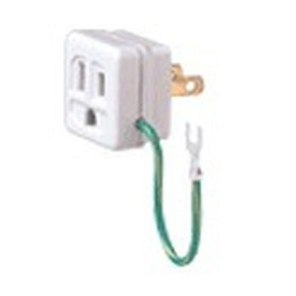 接地極付キャップを持ったOA機器が、既設の接地極なしのコンセントでも使用することができます。●品名：接地15Aアダプタ/P(アースリード線付)15A 125V●品番：WH2891P●サイズ：35×34×24mm●リード線長さ：95mm●アー...