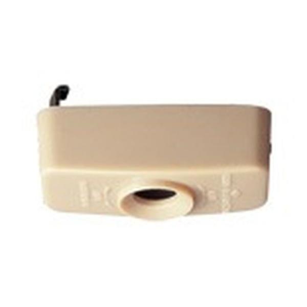 ●品名：角型引掛シーリングキャップ●品番：WG7001●サイズ：5.2cm×1.9cm×2.4cm●定格：6A 125V●適合法規：電気用品安全法(特定電気用品)●参考規格：JIS C 8310(シーリングローゼット)による●適用電線：丸打...