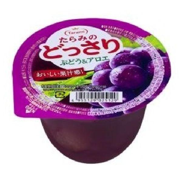ぶどうの芳醇で深みとコクのある味わいの、口当たりの良い、ぷるんとしたみずみずしいゼリーが、ぶどう果肉、アロエをジューシーに引き立てます。名称：生菓子原材料名：砂糖・果糖ぶどう糖液糖(国内製造)、ぶどう(果実、果汁)、アロエベラ(葉内部位使用...
