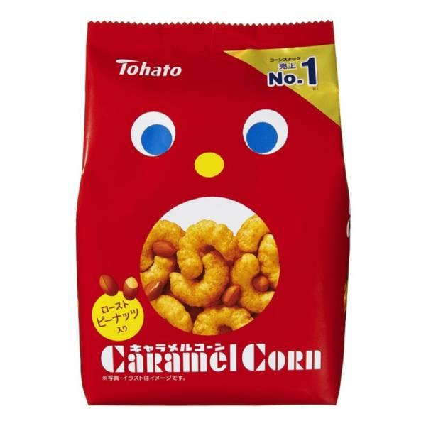 名称：スナック菓子(キャラメルコーン)原材料名：コーングリッツ(国内製造)、砂糖、植物油脂、落花生、マーガリン、麦芽糖、食塩、カラメルソース、キャラメルペースト/ソルビトール、カラメル色素、香料、調味料(アミノ酸等)、カロチノイド色素、(一...