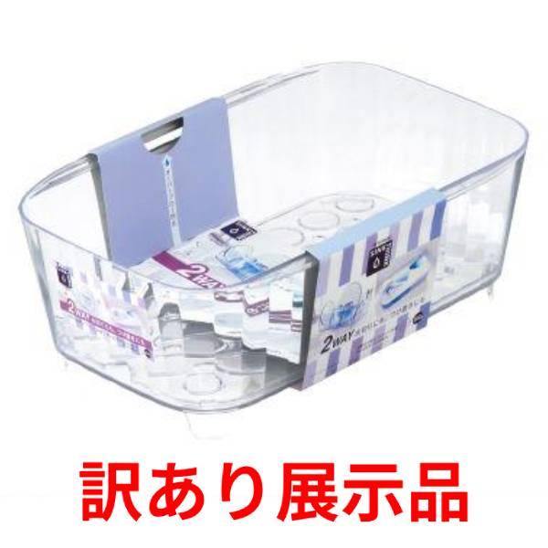 店頭展示商品です。傷や汚れ等がある場合がございます。予めご了承ください。直接シンクに排出できる可動式ノズル付き。水切り・洗い桶の2Way使用可能。サイズ(約)：幅340×奥行225×高さ125mm材質：【本体】SMMA樹脂【排水ノズル】ポリ...