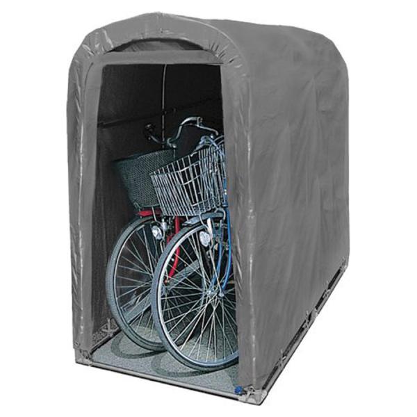 【用途】自転車・タイヤ・灯油缶・様々な収納【特徴】・組立簡単で、便利な収納庫・規格:2台用・幕替用シート（別売）もあります (天幕・前幕・後幕)【仕様】■型式：GU■幕色：グレー■サイズ：間口0.935×奥行1.81×高さ1.57m■アーチ...