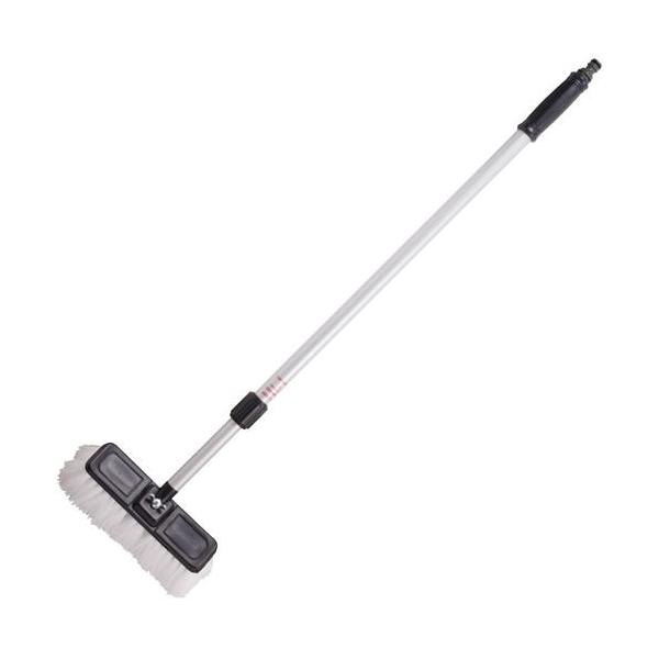 《メーカー》（株）タカギ《品番》G271《特長》●ホースをワンタッチで接続し、ブラシに通水しながら使用できます。《用途》●清掃用。●1BOXカーなどの洗車用。《仕様》●幅(mm):200●長さ(mm):780〜1240●寸法(mm):200...