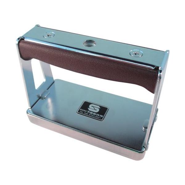 《メーカー》（株）下西製作所《品番》SM-1000B《特長》●片手で簡単に操作できます。●吸着量は、M10平座金の場合約0.6kg、M4×10ねじの場合約0.7kgです。《用途》●金属工場の鉄片、鉄粉選別に。《仕様》●吸着力(N):170●...