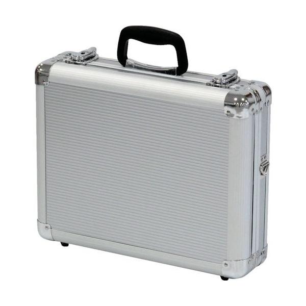 《メーカー》ＪＥＪアステージ（株）《品番》T3AA-C《特長》●軽くて丈夫なアルミ製ツールケースです。●コーナー部材は衝撃に強いラウンド加工仕様です。●用途に合わせて移動できる仕切板付です。●バックル部は鍵をかけることができ、大切な収納物を...