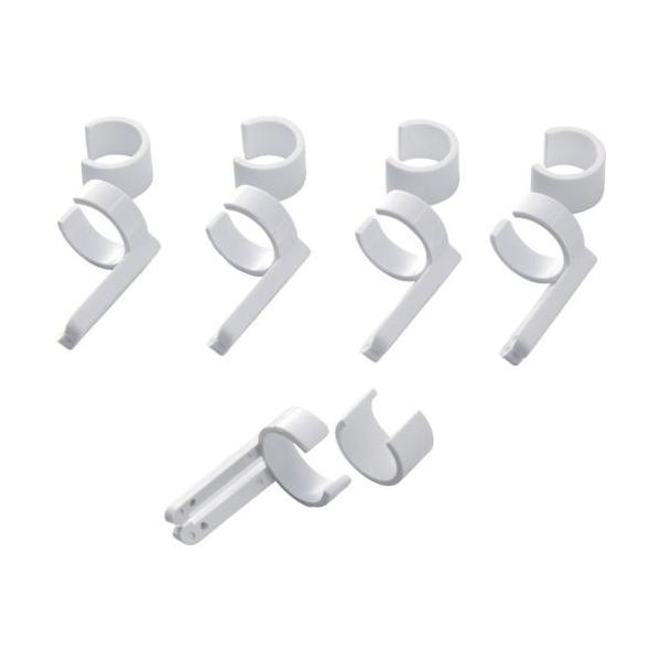 《メーカー》（株）日本緑十字社《品番》255118《特長》●ノボリ旗の巻き上がりや絡みつきを防止するストッパーです。《用途》●ノボリ旗の絡みつき防止に。《仕様》●縦(mm):30●横(mm):28●色:白●厚さ(mm):45●組入数(個):...