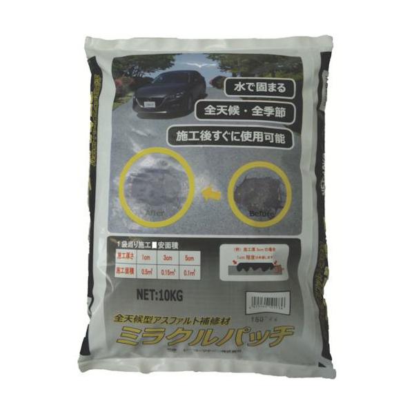 《メーカー》トーヨーマテラン（株）《品番》NO76082《特長》●従来の補修材と違い、アスファルトの粘つきが無く取り扱いやすいです。●雨天の環境、水溜まりの状態でも施工ができます。●冬季でもアスファルト特有の強張りがありません。●転圧のみで...