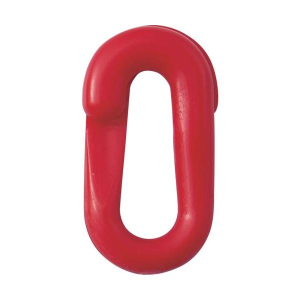 《メーカー》（株）日本緑十字社《品番》284154《特長》●プラスチック製チェーンのジョイント用パーツです。《用途》●プラスチックチェーンの連結に。《仕様》●色:赤●径(mm):8●横(mm):28●縦(mm):53.5●線径(mm):8《...