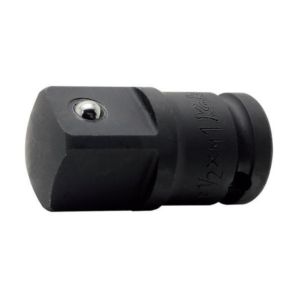 《メーカー》（株）山下工業研究所《品番》14488A-B《特長》●1/2sqから1sqに変換するアダプターです。●大型車のホイールナットの仮締め作業に最適です。《用途》《仕様》●差込角(mm):12.7●全長(mm):58●凸側(mm):2...