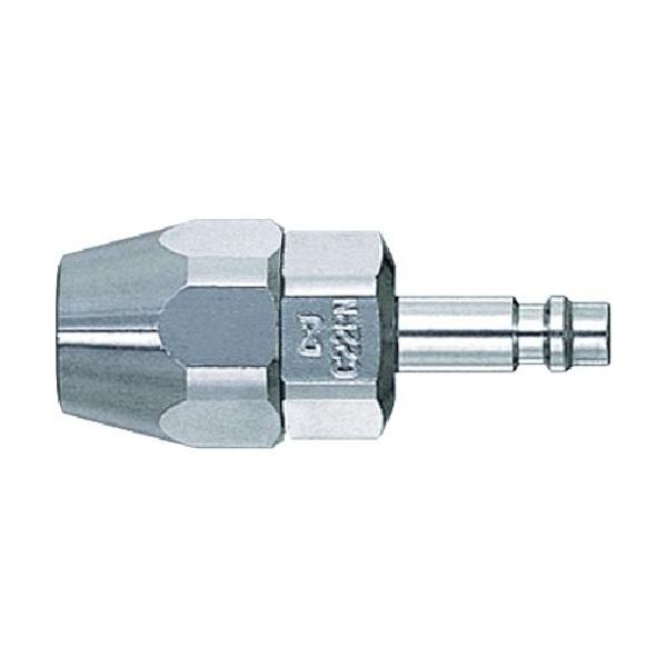 《メーカー》日東工器（株）《品番》C33PN STEEL         《特長》●誤接続防止のため、酸素用と燃料ガス用のはめ合いサイズとスリーブ色を変え安全性を追求します。●本体はクロムメッキ仕様で耐食性に優れ、プラグには焼き入れを施し耐...