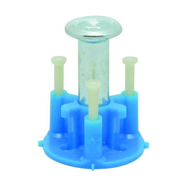 《メーカー》トラスコ中山（株）《品番》GR-3040-25P-B《特長》●プラスチック台座に樹脂釘がセットされていて、簡単に釘が打ち込みできます。●大型台座採用により、安定性があります。●樹脂釘タイプ《用途》●重設備用。《仕様》●色:青●ね...