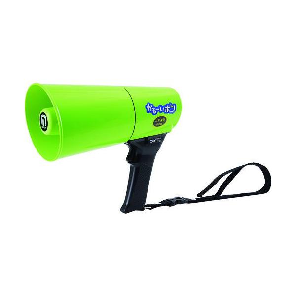 《メーカー》（株）ノボル電機《品番》TD-504G《特長》●使用電池を4本に減らし、出力はそのままのエコ仕様のメガホンです。●30％の軽量化により、長時間の使用や女性の利用も楽になりました。●浸水や衝撃に強い、長く使えるタフなメガホンです。...