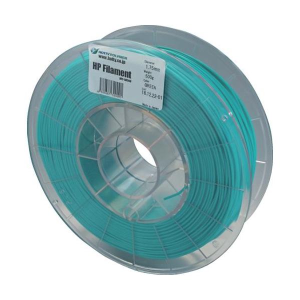《メーカー》ホッティーポリマー（株）《品番》HPF-GR500《特長》●汎用のＦＤＭ方式３Ｄプリンターで使用できる軟質フィラメントです。●ゴムライクな柔らかさをもつ軟質フィラメントです。●軟質でありながら、フィラメント形状の時点では剛性があ...
