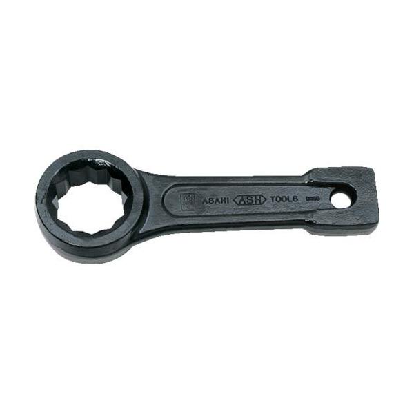 《メーカー》旭金属工業（株）《品番》DR0055《特長》●柄の後部穴にロープを通し引っ張りながら打撃部をハンマーで叩いて増し締めしたり、サビついたボルト・ナットの緩め作業に最適です。●衝撃を考慮した硬度でJIS強力級スパナの2.5倍以上の強...
