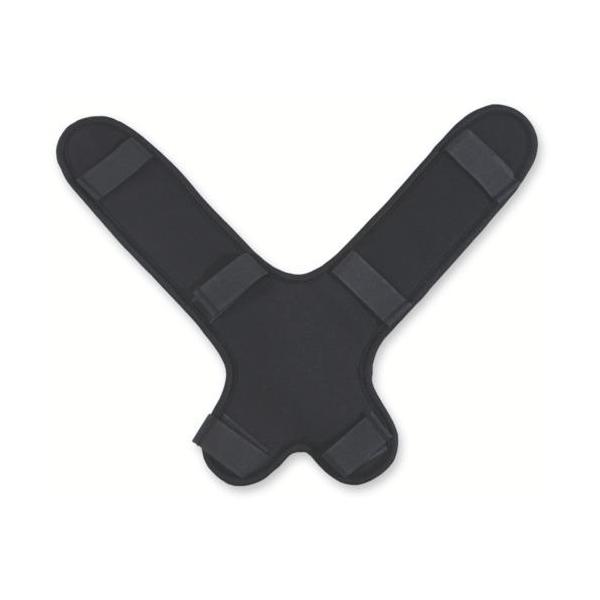 《メーカー》藤井電工（株）《品番》RPS-10-HD《特長》●軽くて邪魔になりにくいデザインです。●面ファスナーで固定(6箇所)できます。《用途》●疲労軽減に。《仕様》●色:ブラック●品名:背当てパッド●適合機種:飛燕ハーネスには取付不可●...