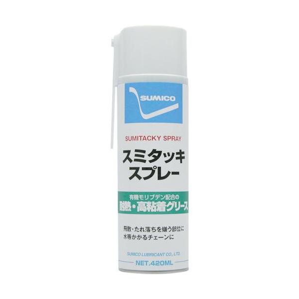 《メーカー》住鉱潤滑剤（株）《品番》STSP《特長》●有機モリブデンの無色の特殊グリススプレーです。●浸透力があり、吹き付け後は強い粘着力で、飛散、ボタ落ちがありません。《用途》●グリスの飛散、たれ落ちを嫌う給油箇所に。《仕様》●色:淡褐色...