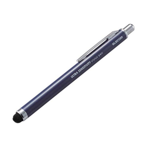 《メーカー》エレコム（株）《品番》P-TPCNBU《特長》●ペン先に高密度ファイバーチップを採用し、超感度を実現したスマートフォン用タッチペンです。 ●ペン先を収納でき、ペン先の摩擦や汚れなどを防ぐノックタイプです。●持ち運びに便利なクリッ...