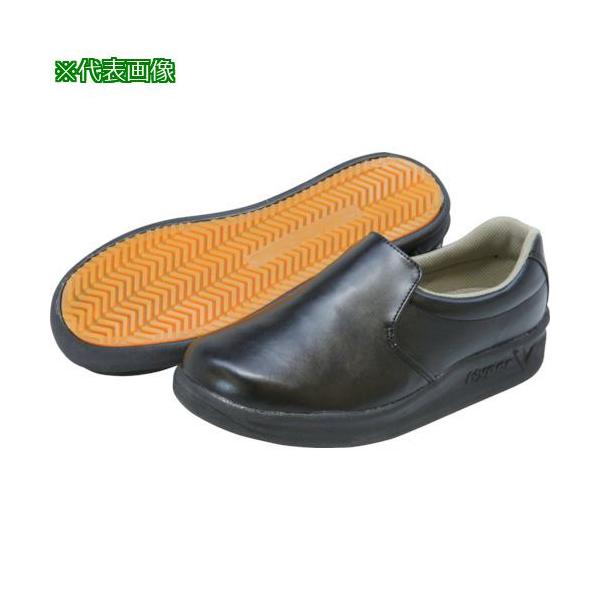 《メーカー》日進ゴム（株）《品番》V5000BK-26.0《特長》●つま先ワイドで履き心地良好です。●インソールは通気穴付で蒸れにくく、抗菌防臭加工を施しているので快適です。●耐滑性(グリップ力)区分5に適合しています。●水・油などのある床...