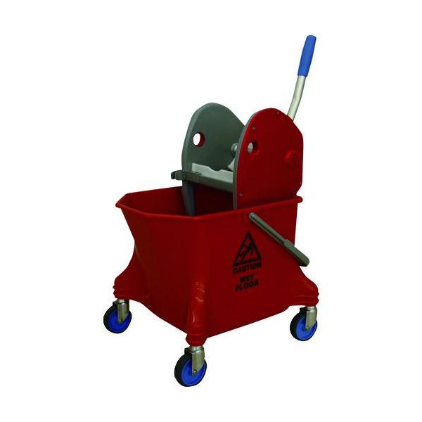 《メーカー》シーバイエス（株）《品番》5177294《特長》●コンパクトにまとめられた抜群の機能性です。●日常のモップ拭き作業を楽に、簡単に、スタイリッシュに行えます。●6寸モップまで対応可能です。《用途》●モップ絞り器＆バケツセット《仕様...