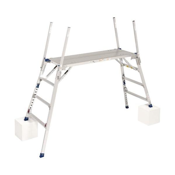 《メーカー》（株）ピカコーポレイション《品番》DXA-15BT《特長》●現場のニーズに対応した500mm幅のアルミ製足場台です。●開き止めユニットにロック機構を装備しました。●仮設工業会認定合格品のタフな業務用足場台です。《用途》《仕様》●...