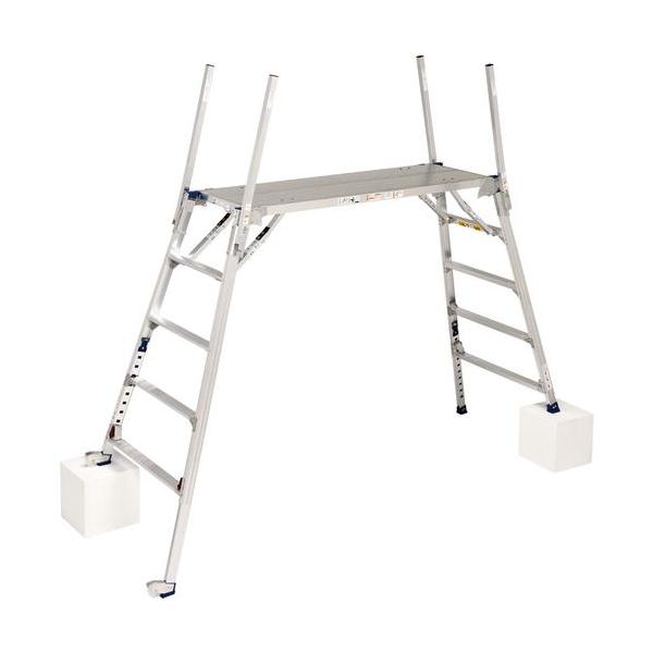 《メーカー》（株）ピカコーポレイション《品番》DXA-18BT《特長》●現場のニーズに対応した500mm幅のアルミ製足場台です。●開き止めユニットにロック機構を装備しました。●仮設工業会認定合格品のタフな業務用足場台です。《用途》《仕様》●...