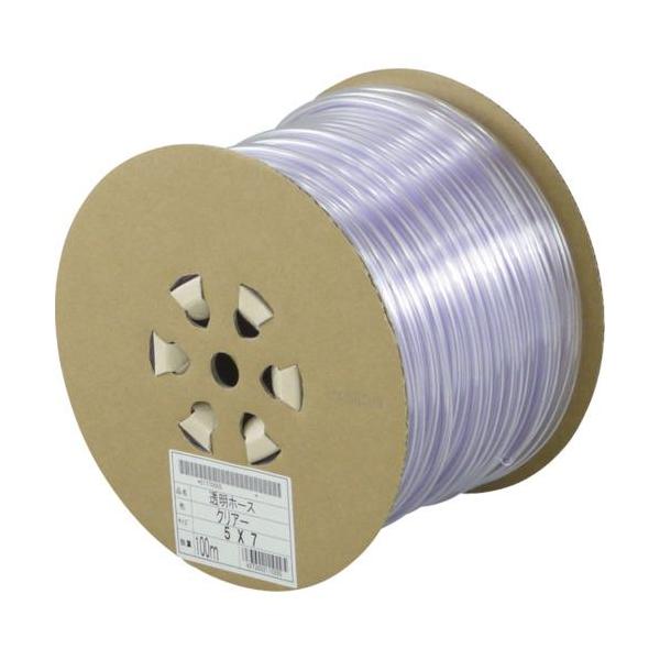 《メーカー》（株）三洋化成《品番》TM-57D100T《特長》●流体をしっかり確認できるクリアタイプです。《用途》●送排水用。《仕様》●長さ(m):100●内径(mm):5●外径(mm):7●使用圧力(MPa):0.73●許容曲げ半径(mm...