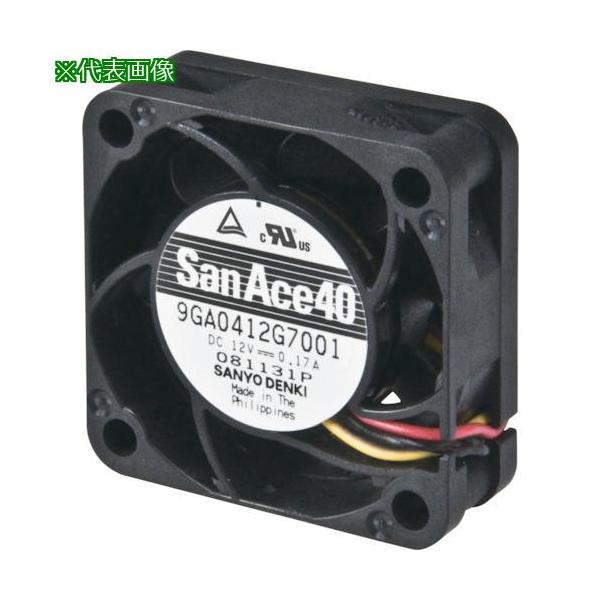 《メーカー》山洋電気（株）《品番》9GA0412P7G001《特長》●冷却性能は維持しつつ、消費電力を大幅カットできるファンです。《用途》●通信機、制御機器、電源装置などの熱源冷却。●空気の送風、循環、拡散。《仕様》●角寸(mm):□40●...