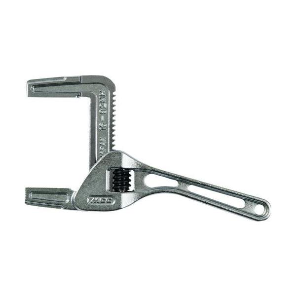 《メーカー》（株）ＭＣＣコーポレーション《品番》MWW-92《特長》●92mmのワイドな口開きタイプです。●本体は高強度な特殊メタル鍛造製です。●本体と上アゴのガタが少ない高精度仕上げです。●PE管金属継手などの締め付け時に使用するサヤ管を...