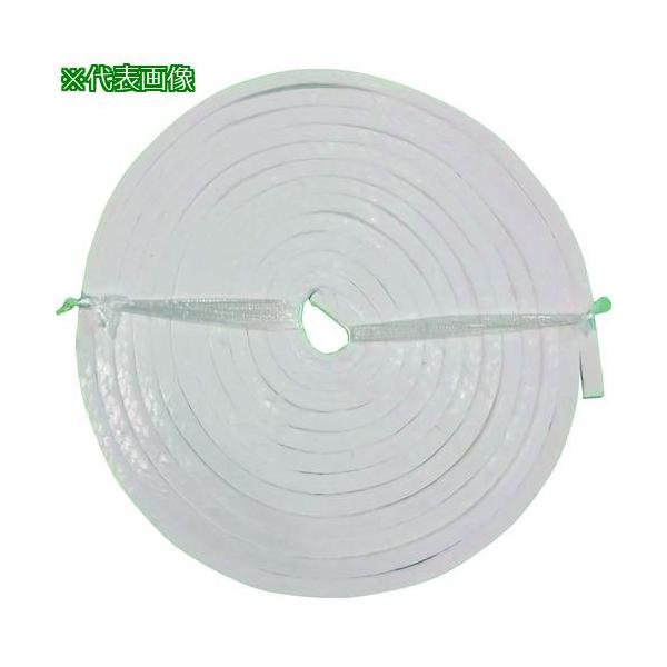 《メーカー》（株）ダイコー《品番》D4102-7.9《特長》●純PTFE繊維にPTFEディスパーションを含浸させたグランドパッキンです。●その他の材料を含まないため、酸及び強酸からの高濃度アクリル溶剤までご利用頂ける耐薬品性と耐久性を持った...