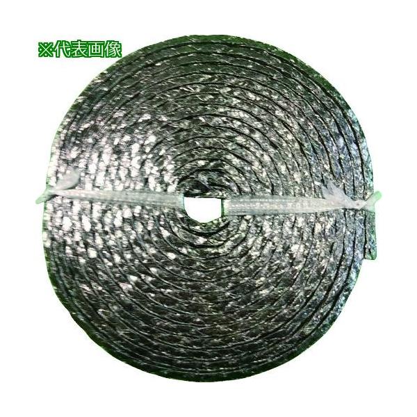 《メーカー》（株）ダイコー《品番》D4104-9.5《特長》●膨張黒鉛編組に補強としてインコネル合金を入れた高温・高圧用グランドパッキンです。●耐高温性能が高く耐薬品性・耐腐食性にも優れています。●気体・流体に対する優れたシール性があり、黒...