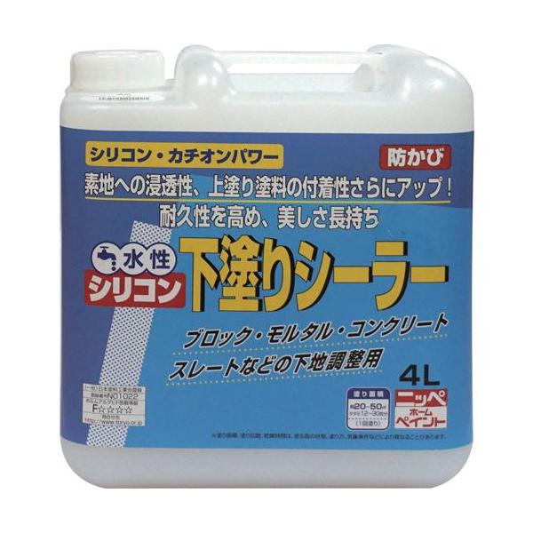 《メーカー》ニッペホームプロダクツ（株）《品番》4976124400421《特長》●カチオンタイプなので旧塗膜や素地面と上塗り塗料との付着性を強力に高めます。●浸透性に優れ、シリコンのはたらきで風化した素地面を強固にし、上塗り塗料の耐久性を...