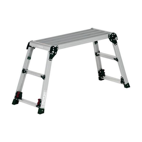 《メーカー》（株）ピカコーポレイション《品番》DWX-6908C《特長》●四脚とも6mmピッチで支柱の長さを調整でき、段差があってもフラットな足場が確保できるアルミ製足場台です。●伸縮操作レバーにダブルロック機構を採用した安全性重視設計です...