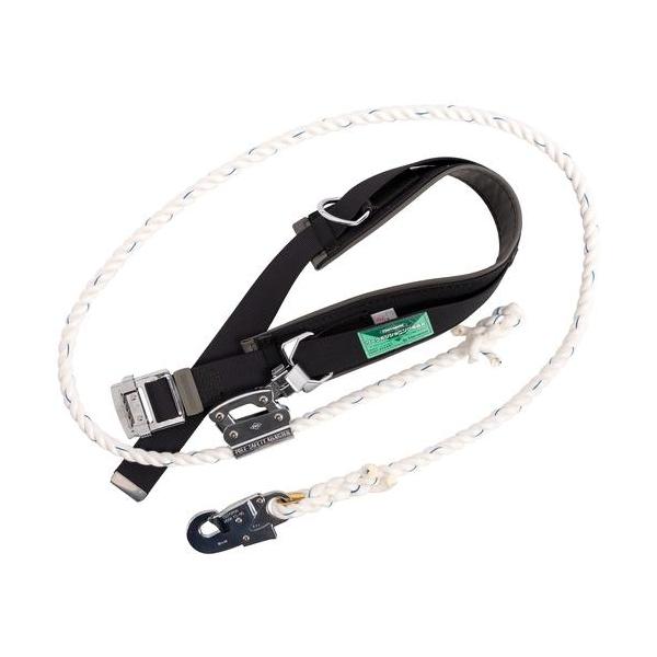 《メーカー》藤井電工（株）《品番》WP-FC-11-BLK-M-BP《特長》●U字吊り状態で行う作業に適した柱上安全帯です。《用途》●柱上作業用。●U字吊り専用、ハーネス型墜落制止用器具と併用してご使用ください。《仕様》●胴ベルト幅(mm)...