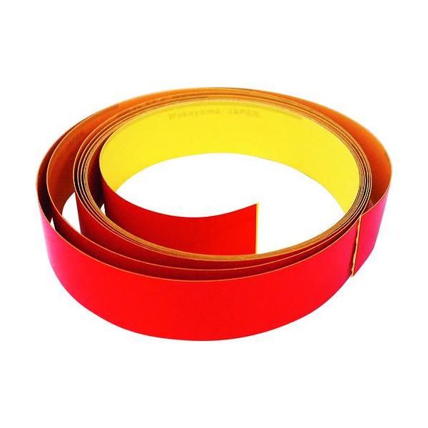 《メーカー》和気産業（株）《品番》AHW003《特長》●ガラスビーズ型で、光が当たるとその光を光源に反射する再帰性反射テープです。《用途》●工具箱や工具に。《仕様》●色:赤●幅(mm):18●長さ(m):2●厚さ(mm):0.12《仕様２》...