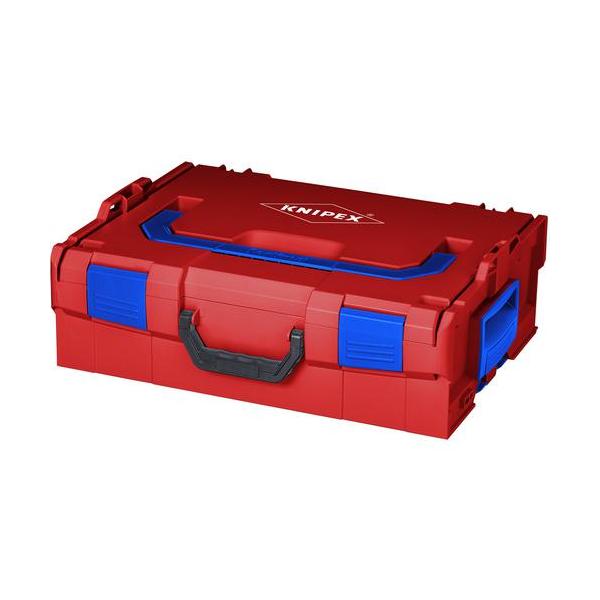 《メーカー》ＫＮＩＰＥＸ社《品番》002119LB《特長》●複数のボックスと連結できます。●ハンドルは、場所を取らずに蓋の窪みに収納できます。●側面に追加された人間工学に基づいたハンドルはフレキシブルで快適な使い心地です。●ツール収納パネル...