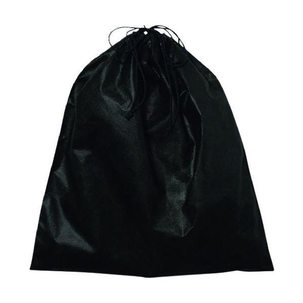 《メーカー》（株）エーワン《品番》KW0003AR10《特長》●雑貨や洋服など、商品をやさしく守る巾着タイプの不織布製内袋です。《用途》●雑貨や洋服などの保管に。《仕様》●色:黒●縦(mm):450●横(mm):400平米辺り40g《仕様２...