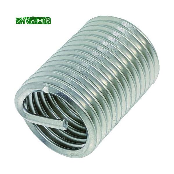 《メーカー》トラスコ中山（株）《品番》EH-M1620X2.5DNS《特長》●ステンレス鋼でつくられたヘリサートです。●菱形断面の線材を巻いたスプリングのような形状をしています。《用途》●アルミや樹脂など軟らかい母材のめねじ補強に。●破損し...