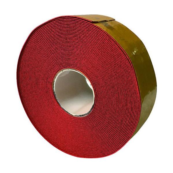 《メーカー》セーフラン安全用品（株）《品番》12376《特長》●反射タイプで視認性が向上します。●ライナーを剥がすだけで簡単に施工できます。《用途》●フォークリフトが頻繁に通過する工場や倉庫など。《仕様》●色:赤●幅(mm):100●長さ(...