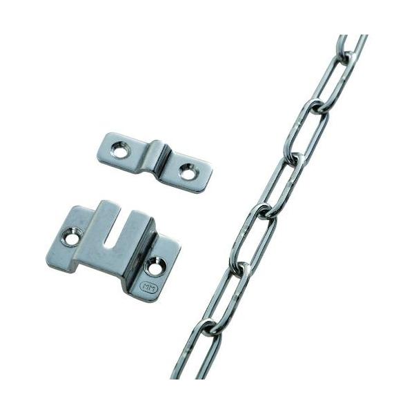 《メーカー》トラスコ中山（株）《品番》TCH-3SET《特長》●壁面に取り付けチェーンを掛けたり外したりすることができます。●余分なチェーンはそのまま下へ垂らせるので、チェーンの長さ調節が可能です。《用途》●ガスボンベなどの転倒防止用にチェ...