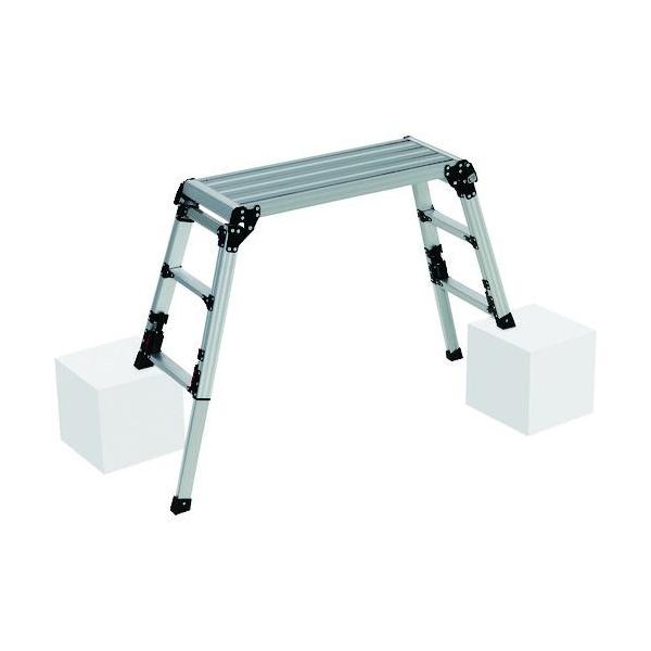 《メーカー》（株）ピカコーポレイション《品番》DXJ-6908A《特長》●立ったまま伸縮できる上部操作式4脚アジャスト式足場台です。●横さん内の伸縮操作バーを引き上げるだけで、簡単に伸縮できます。●6mmピッチで脚の長さが調節でき、段差があ...