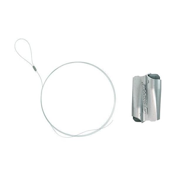 《メーカー》グリップルジャパン（株）《品番》XP2-LG-2M-1B《特長》●ループ状に端末加工されたワイヤロープと、ワイヤ留め付け金具のセットです。●専用工具なしで、本製品のみで簡単に施工可能です。●ワイヤ留め付け金具に付いているボタンを...