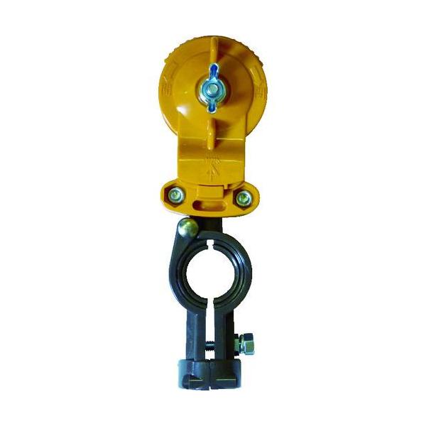 《メーカー》未来工業（株）《品番》CK-03《特長》●メッセンジャーワイヤ用樹脂滑車です。●取り付けが簡単にできます。●増設、移設が手軽にできます。《用途》《仕様》●耐荷重(kgf):7●適合ケーブル径(mm):20〜30●吊り数:1●H(...