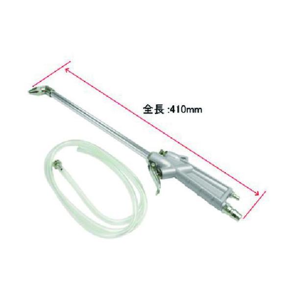 《メーカー》（株）ワールドツール《品番》2004000008866《特長》●噴射する液体の量を手元で調節できるレギュレーター付きで、洗浄もブローも簡単に行うことができます。《用途》《仕様》●ノズル長(mm):250●全長(mm):410《仕...