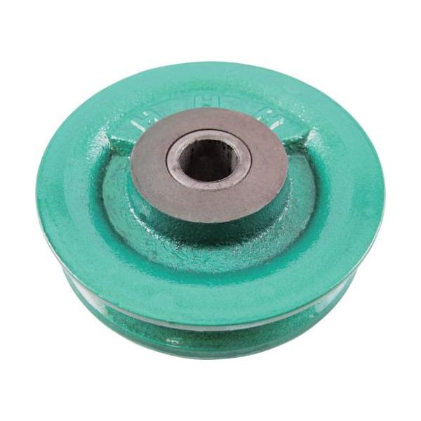 《メーカー》（株）スリーエッチ《品番》K-100《特長》●側板が開くのでロープの途中からでも装着が可能です。《用途》●ロープを通し、荷物などの吊り上げや引っ張り作業。《仕様》●最大使用ロープ径(mm):12●車径(mm):100●車溝幅(m...