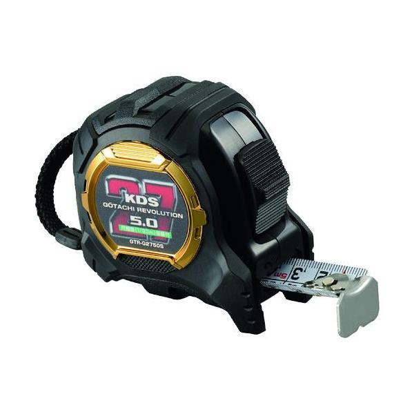 《メーカー》ムラテックＫＤＳ（株）《品番》GTR-G2750S《特長》●水平保持力2.7m以上の剛立厚テープを採用しています。●見やすい大型目盛数字を採用しています。●目盛が10倍長持ちする高耐久ナイロンコート仕様です。●厚み1.5倍で強度...
