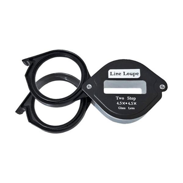 《メーカー》（株）京葉光器《品番》LIB-02《特長》●レンズ径36mmの重ね合わせ式ルーペです。《用途》●一般検査、観察。《仕様》●倍率(倍):4.5(2枚)●レンズ寸法(mm):φ36●幅(mm):61●奥行(mm):46●高さ(mm)...