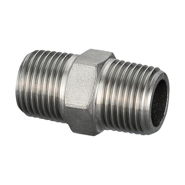 《メーカー》（株）オンダ製作所《品番》SFN-15《特長》●テーパおねじ（Rねじ）配管や機器への接続に使用します。《用途》●冷温水・油・エアー・蒸気・ガス（可燃性・毒性以外）用。《仕様》●呼び径A:15●呼び径B:R1/2●L(mm):42...